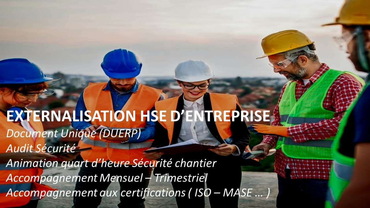 CONSEILS EXTERNALISATION HSE - SSP Formation